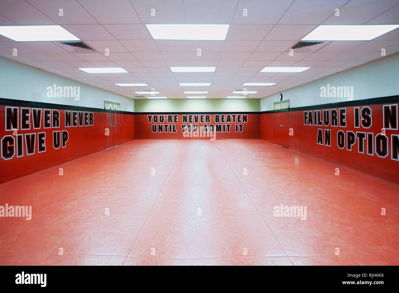 Police Academy Defense Tactics Training Room Stock Photo - Alamy