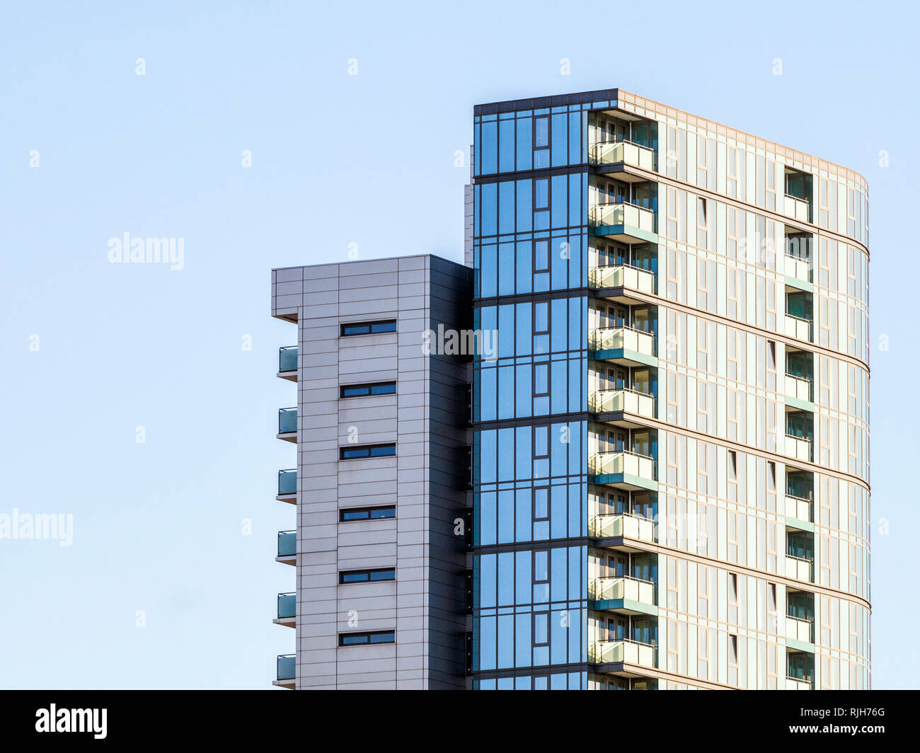 One Eighty Stratford apartments building - East London, England Stock ...