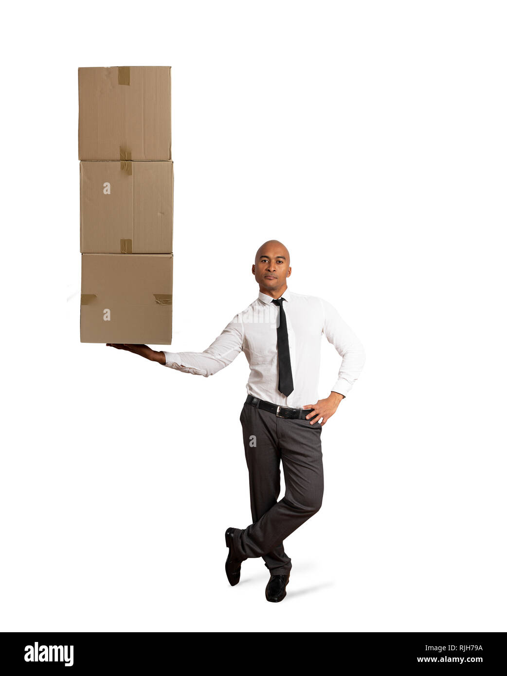 Big load man hi-res stock photography and images - Alamy