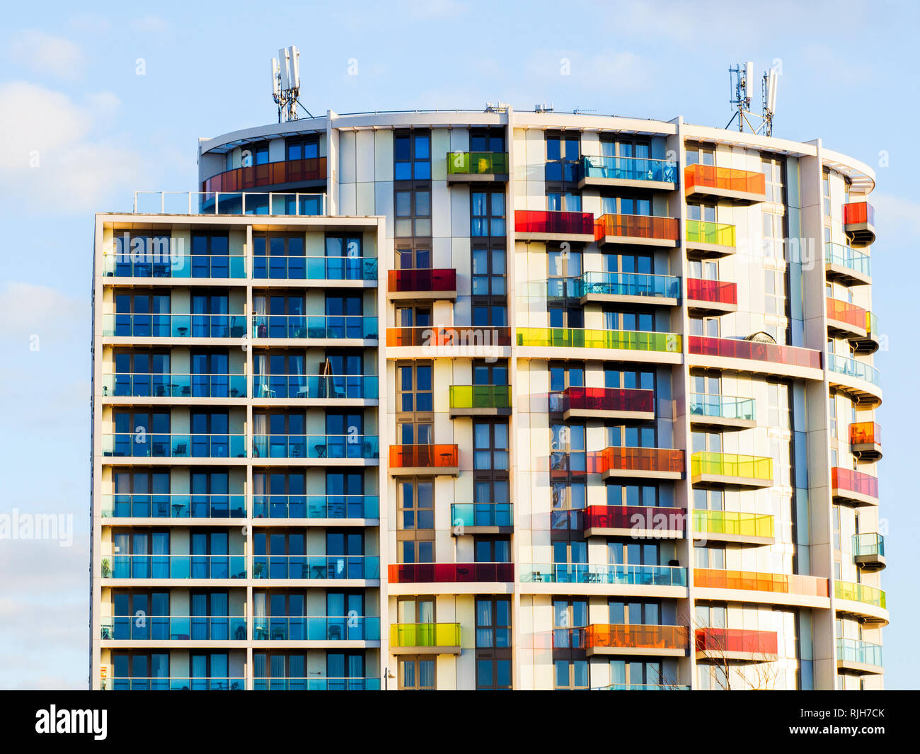Icona Building in Stratford - East London, England Stock Photo - Alamy