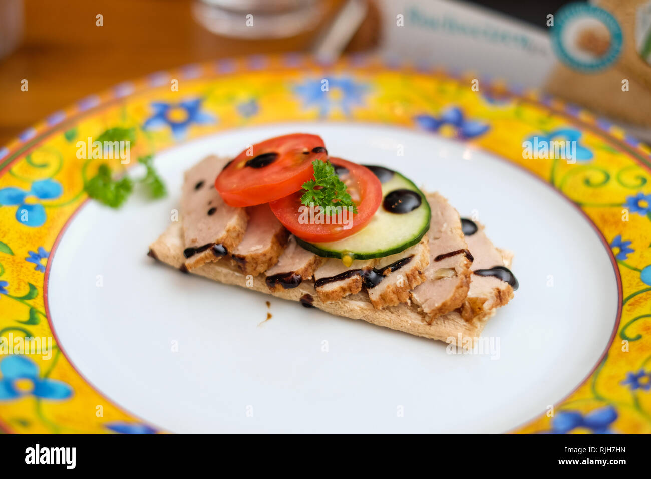 decorational food with crispbread Stock Photo - Alamy
