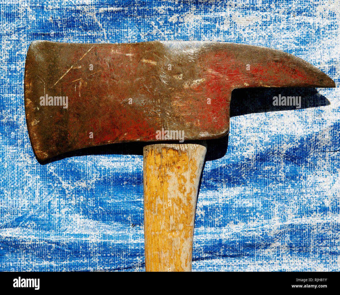 Rusted ax hi-res stock photography and images - Alamy