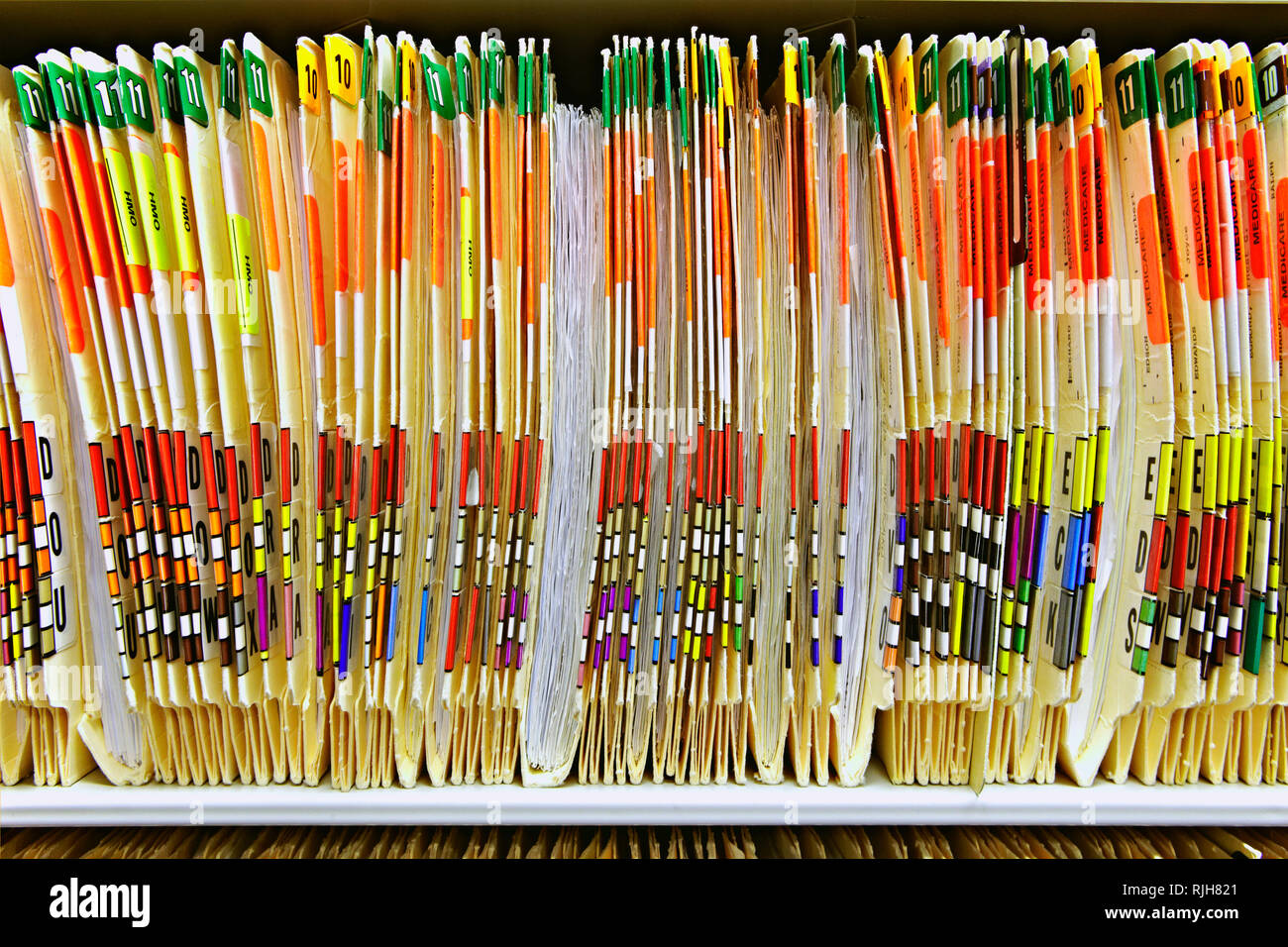 Folders tabs hi-res stock photography and images - Alamy