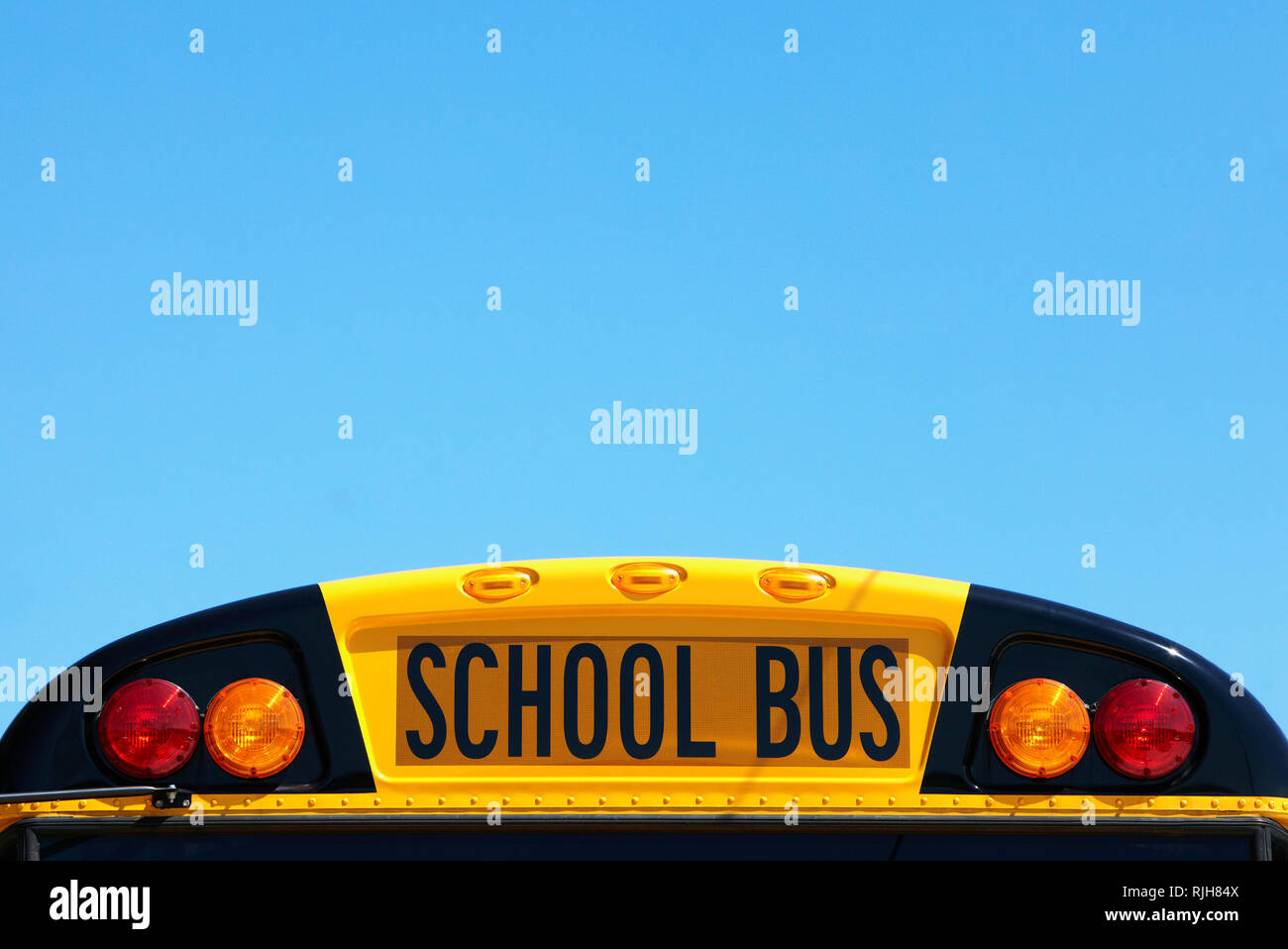 School Bus Rooftop Stock Photo - Alamy
