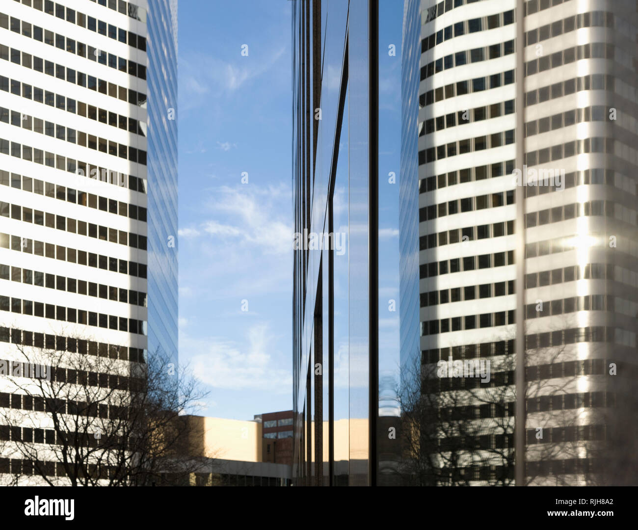 Modern High Rise Office Buildings Stock Photo - Alamy