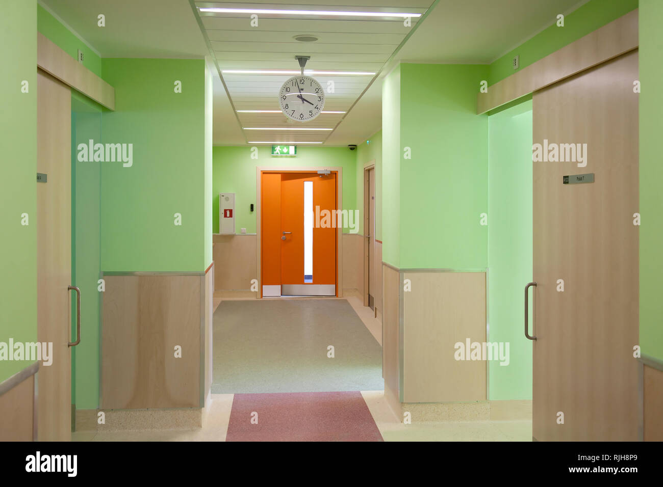 Empty Hospital Hallway Stock Photo - Alamy