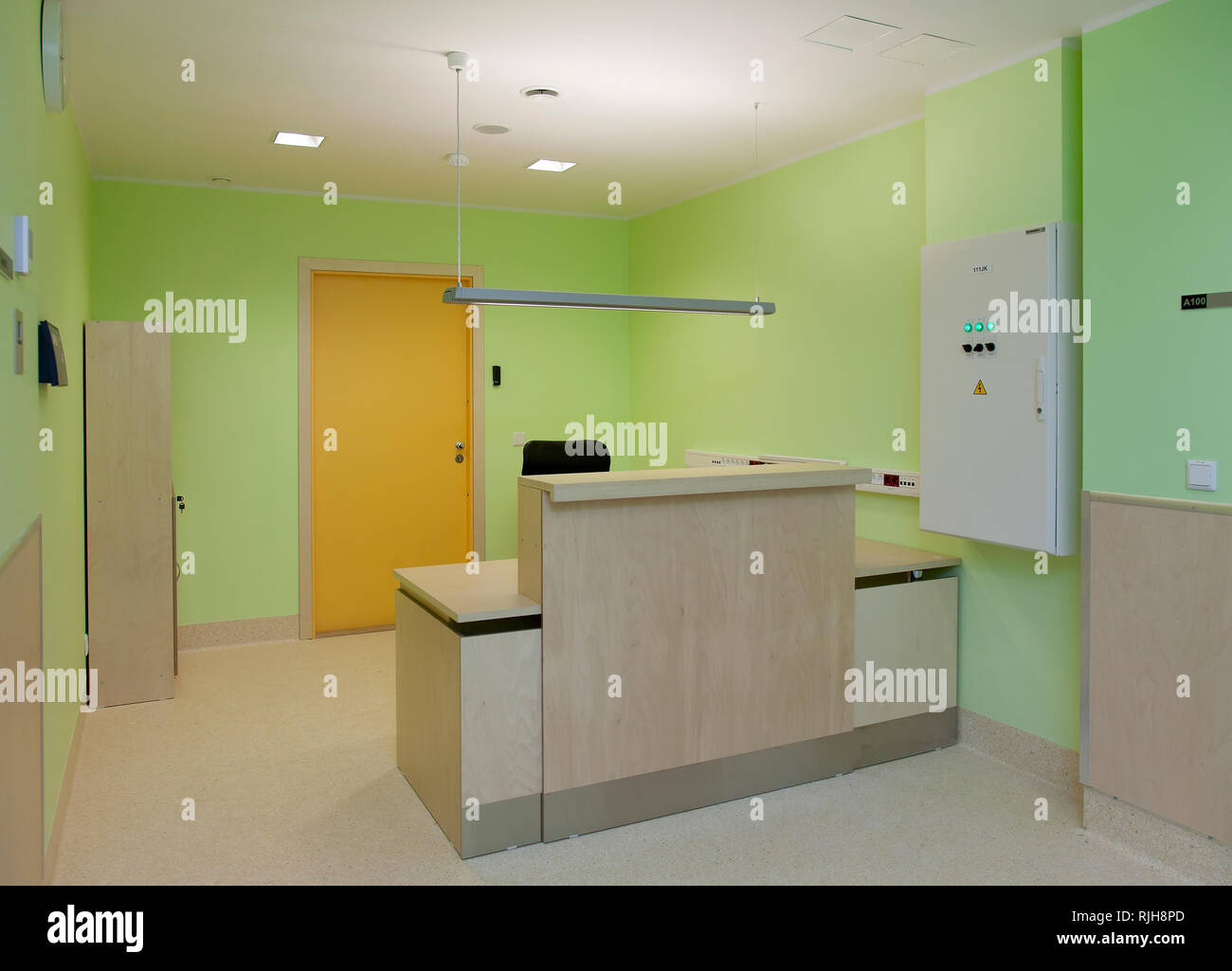 Empty Nursing Desk Stock Photo - Alamy