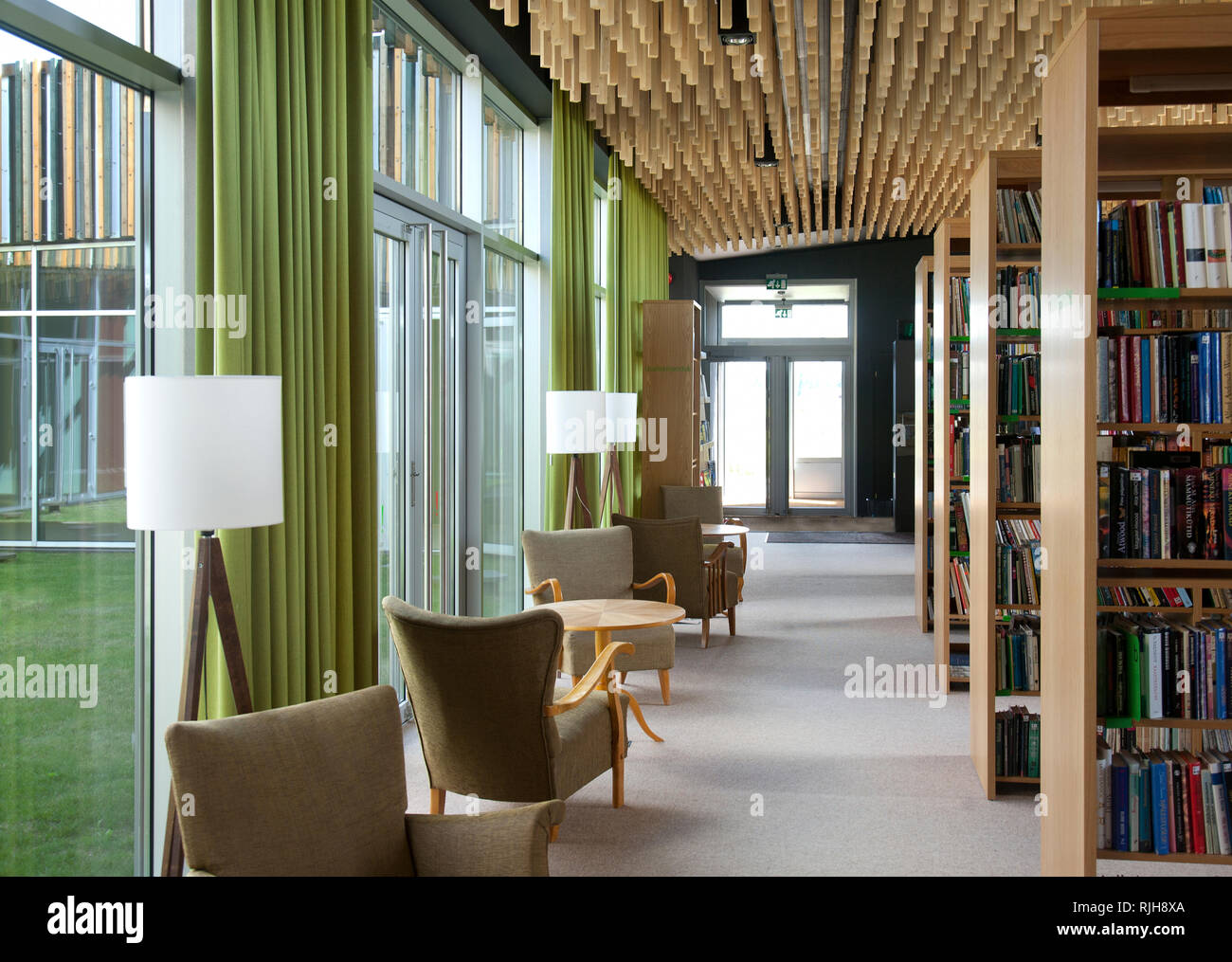 Reading Chairs at a Library Stock Photo - Alamy