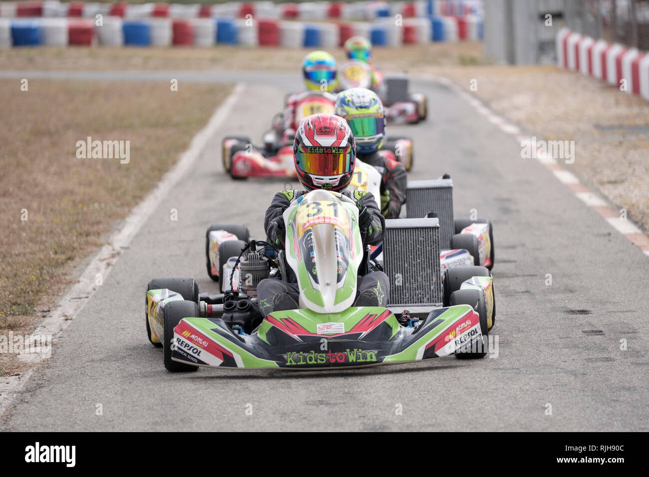 Racing karts hi-res stock photography and images - Alamy