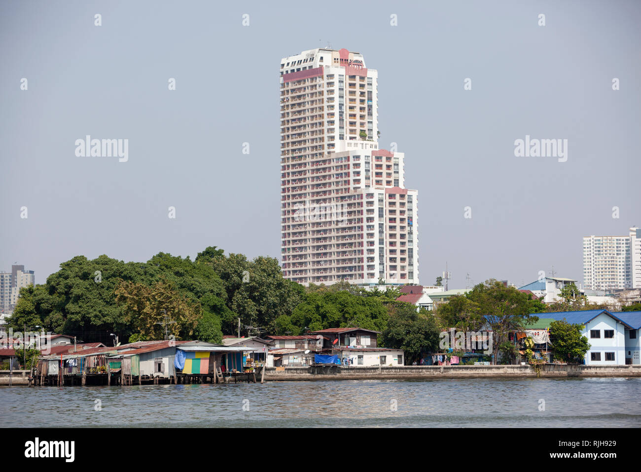 Buildings at sea Stock Photo - Alamy