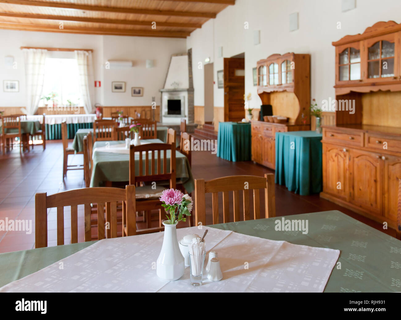 Palmse Manor Restaurant Dining Room Stock Photo - Alamy