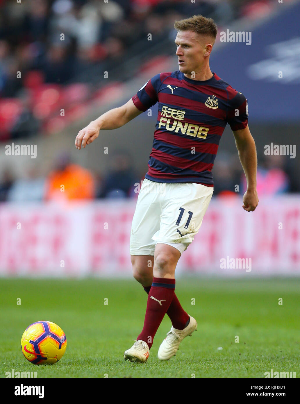 Newcastle United's Matt Ritchie Stock Photo - Alamy
