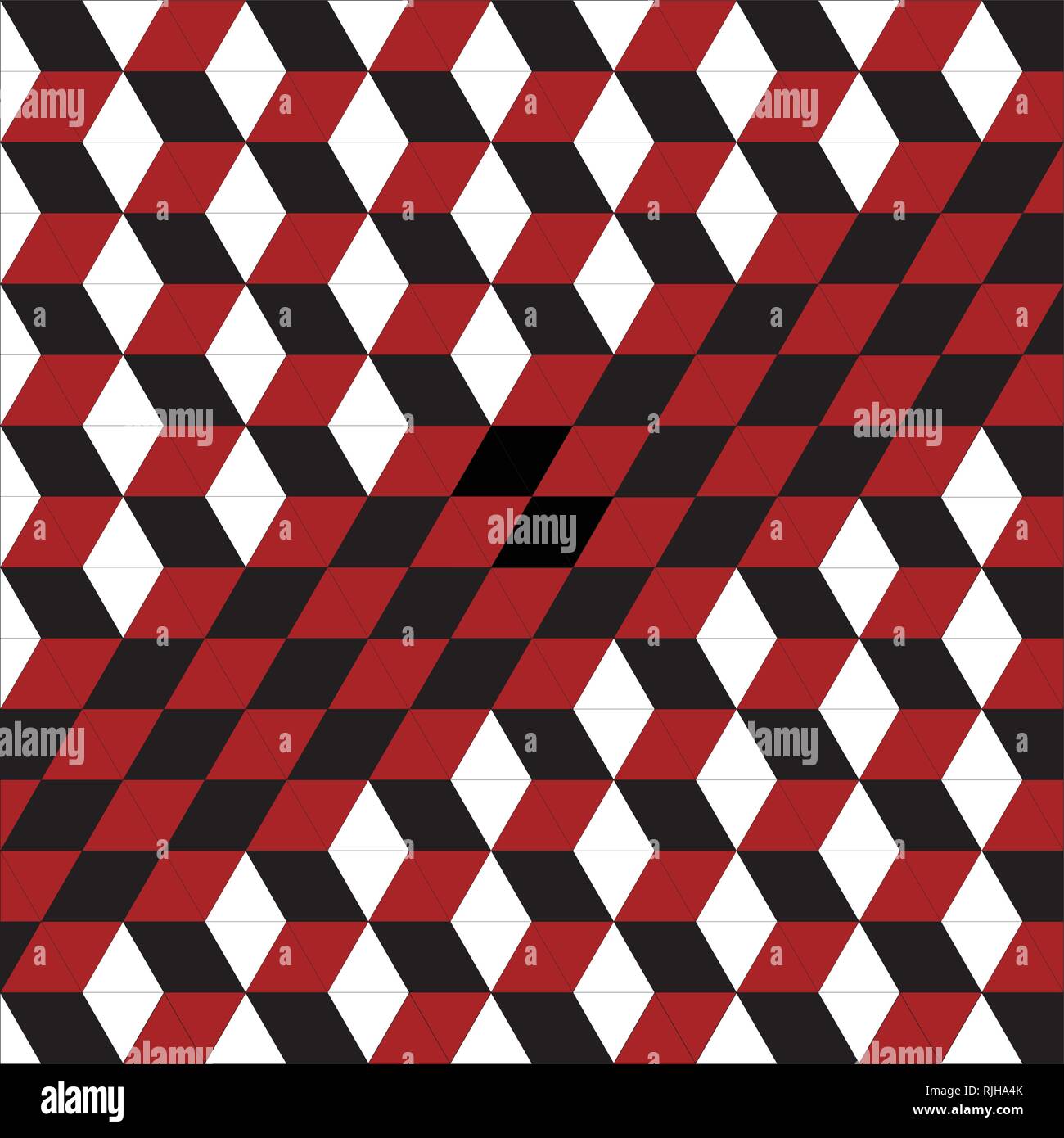 Red, black and white geometric vector pattern Stock Vector Image & Art ...