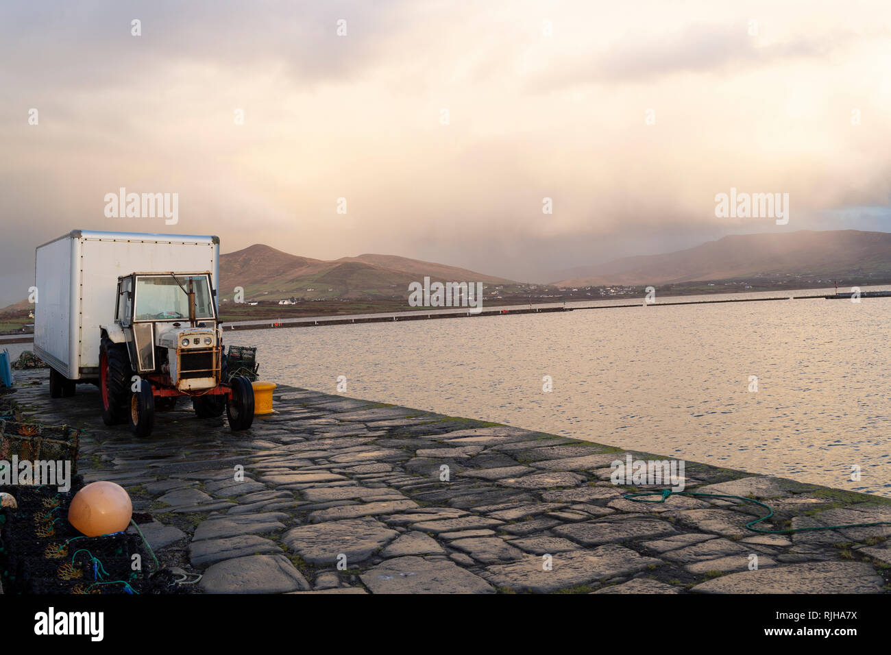 Fishing Quay on Valentia Island, County Kerry, Ireland Stock Photo - Alamy