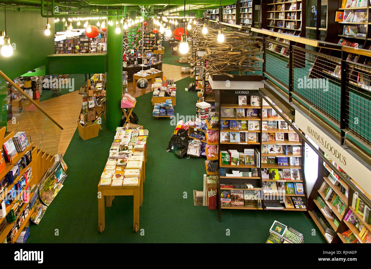 Large Bookstore Interior Stock Photo - Alamy