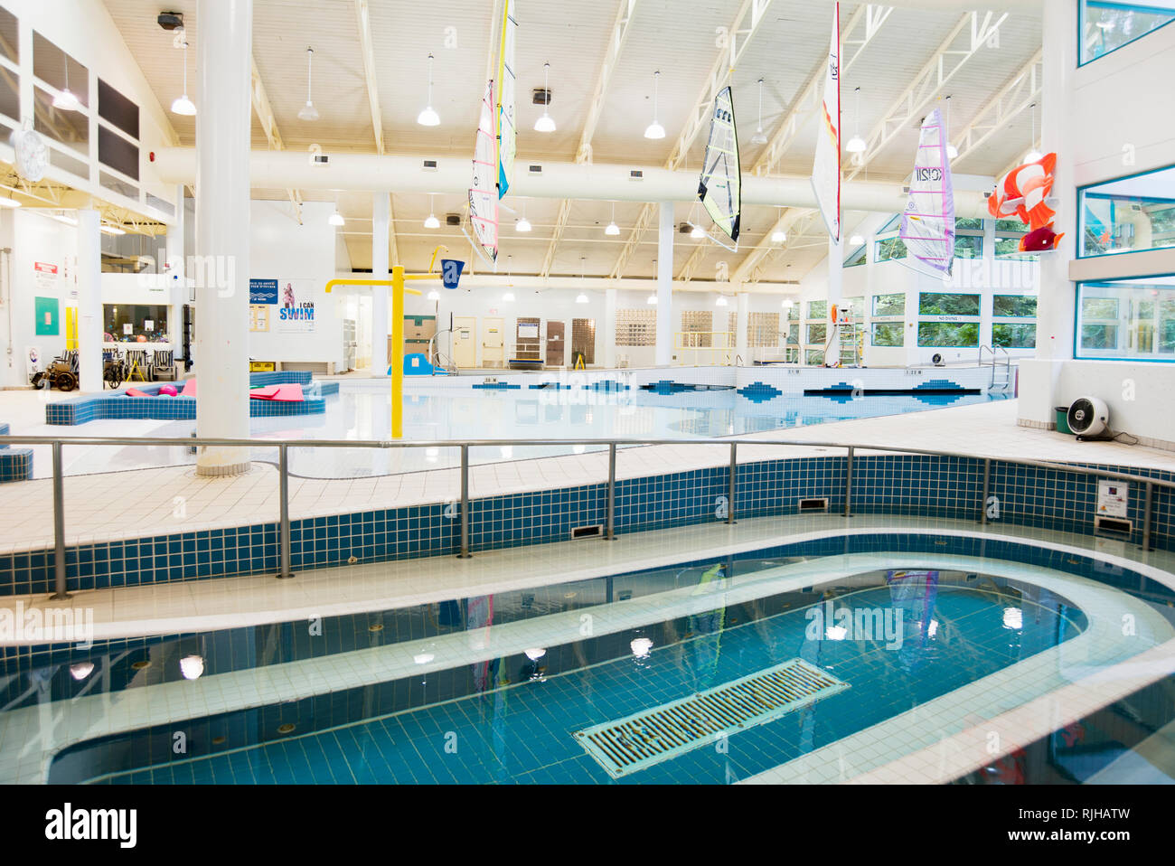 Indoor Swimming Facility Stock Photo - Alamy