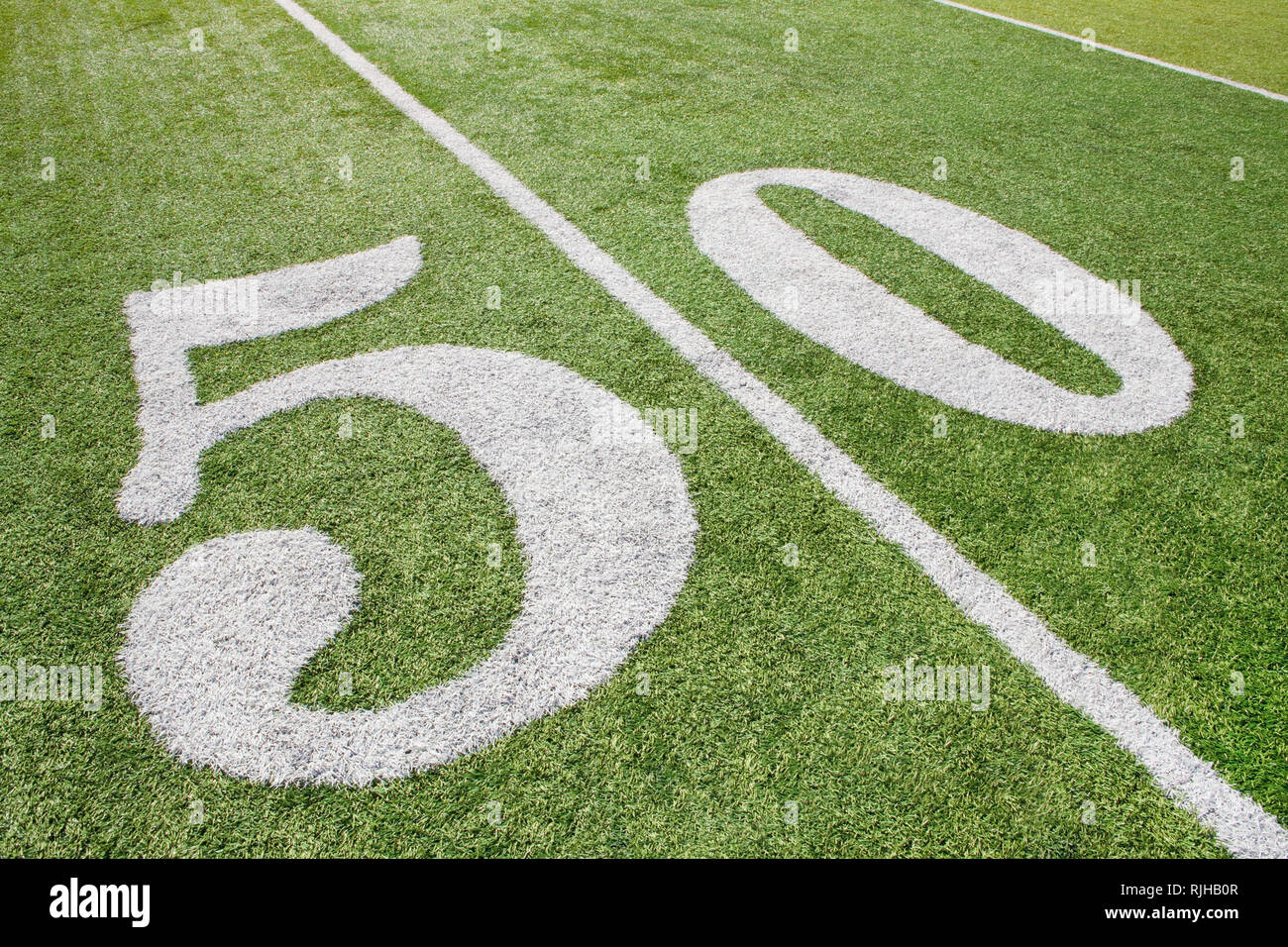 50 yard marker hi-res stock photography and images - Alamy