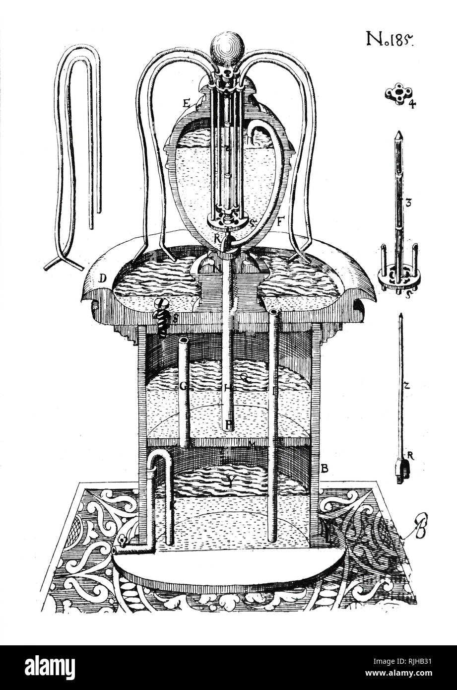 Machine cross section drawing hi-res stock photography and images - Alamy
