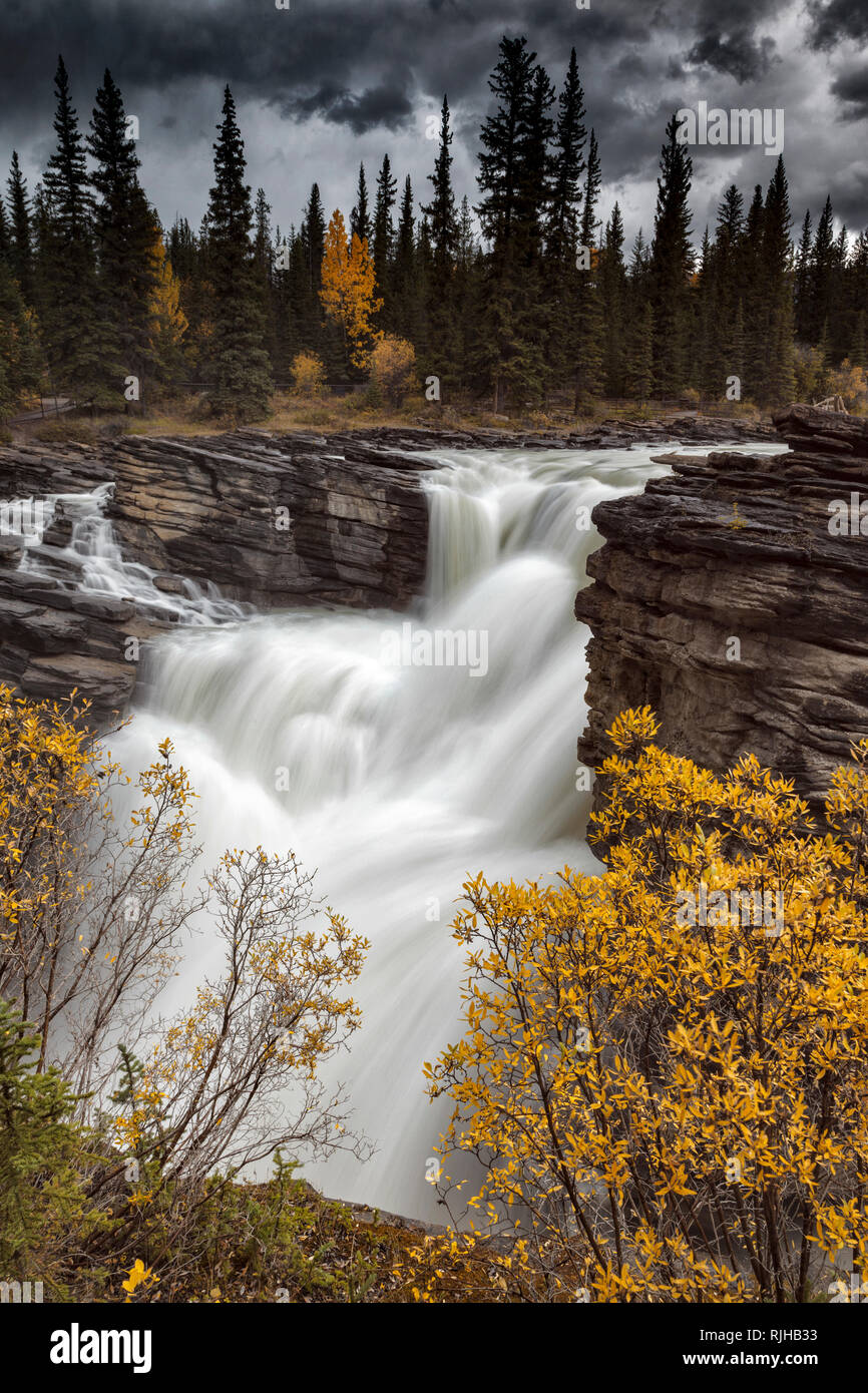 Waterfall athabasca falls hi-res stock photography and images - Alamy