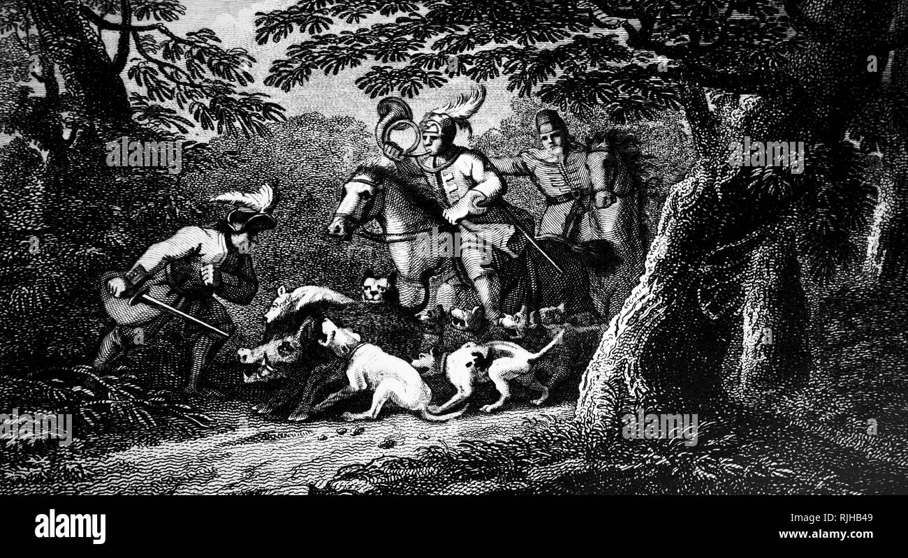 Hunter hunt 19th century hi-res stock photography and images - Alamy