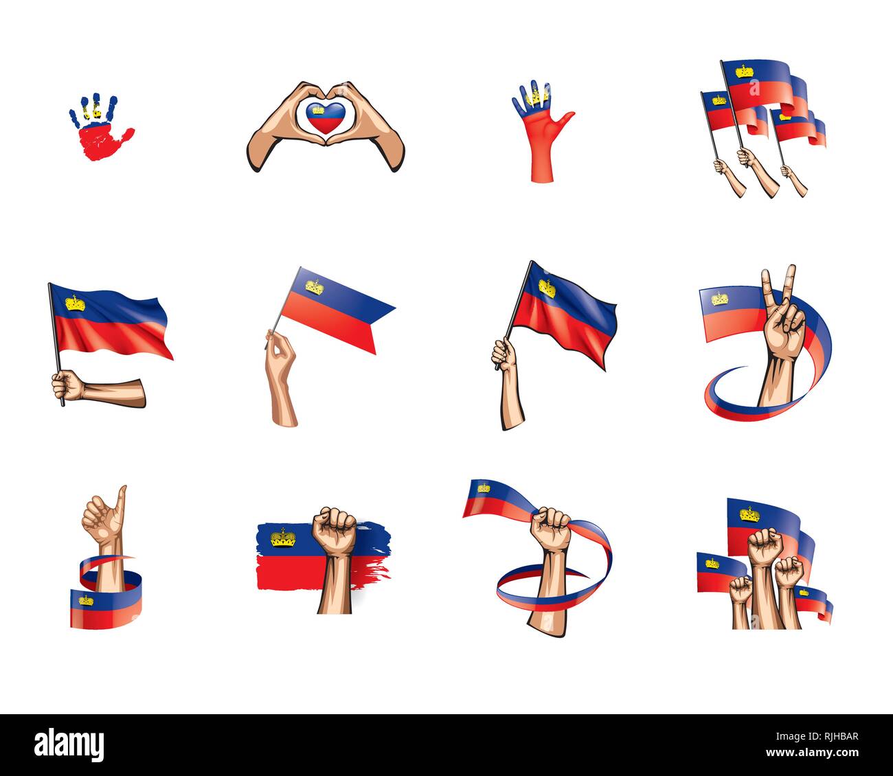 Liechtenstein fist Cut Out Stock Images & Pictures - Alamy