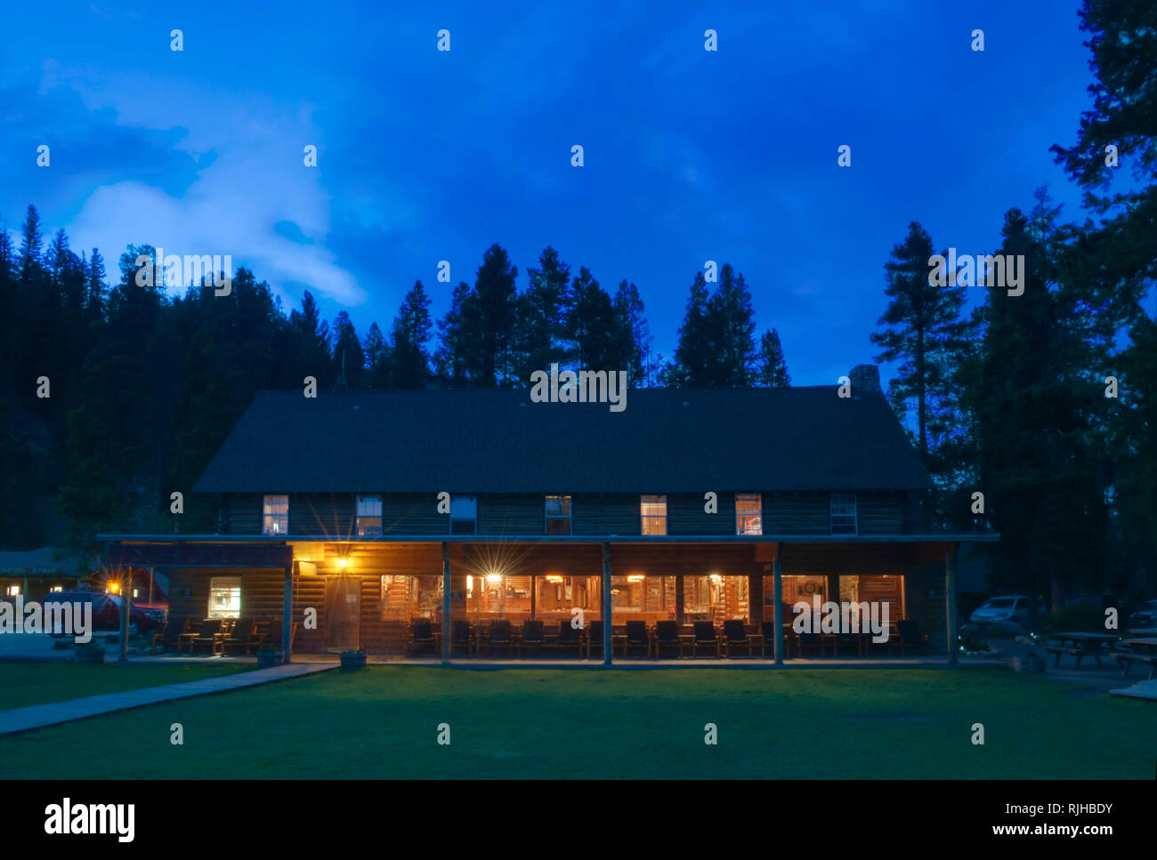 Redfish Lake Lodge Stock Photo - Alamy