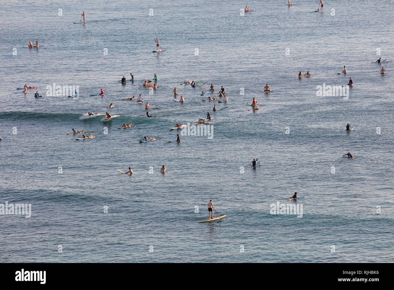 People in sea Stock Photo - Alamy