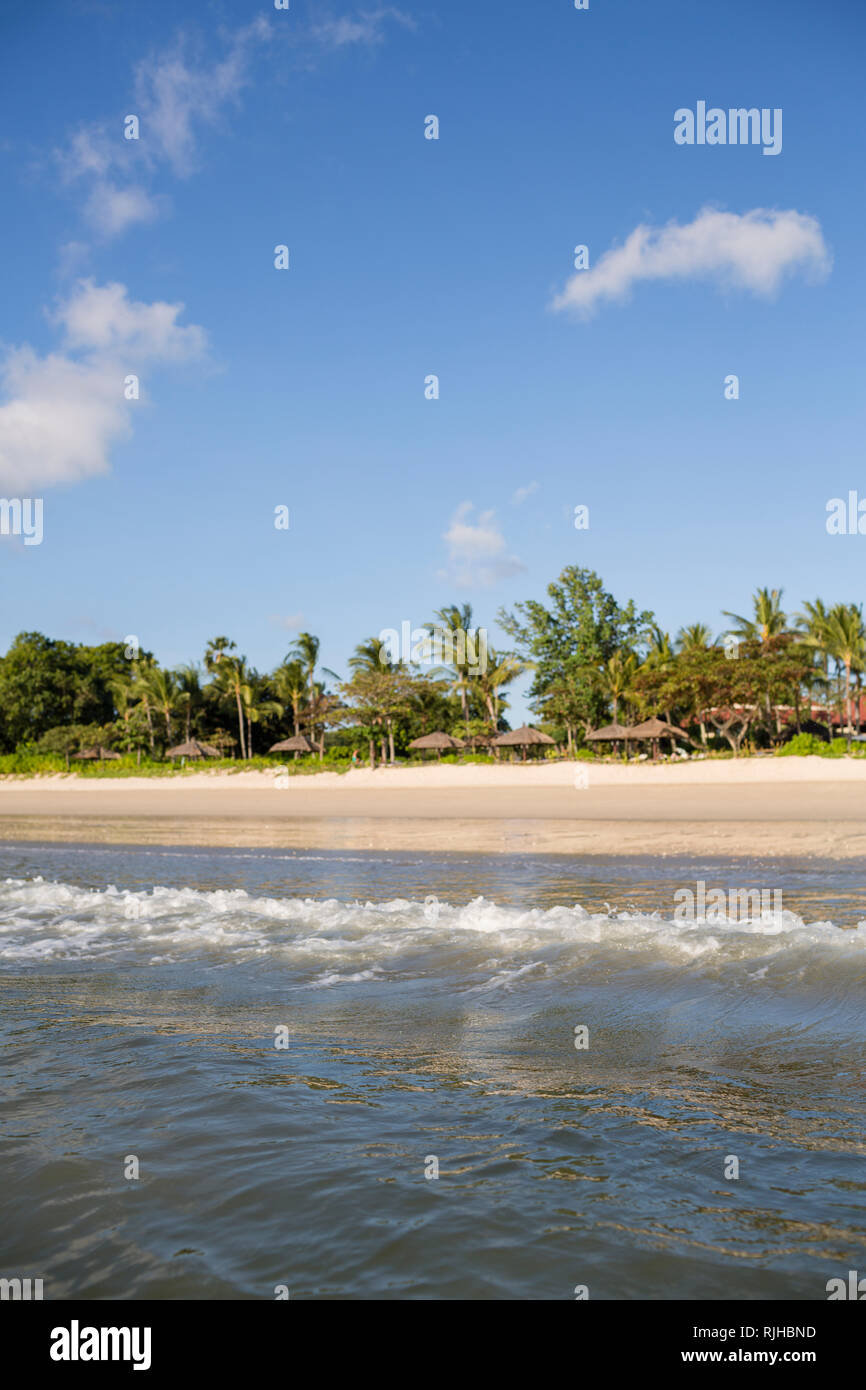 View of sandy beach Stock Photo - Alamy