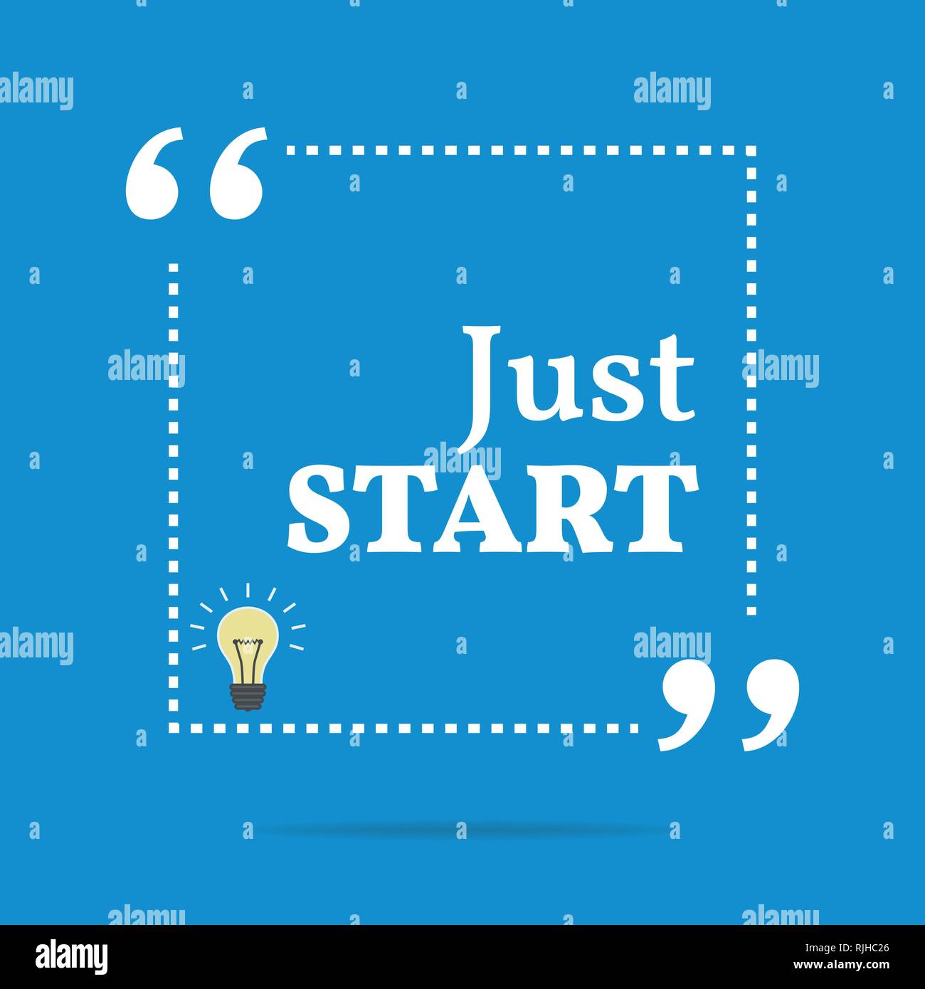 Just start Stock Vector Images - Alamy