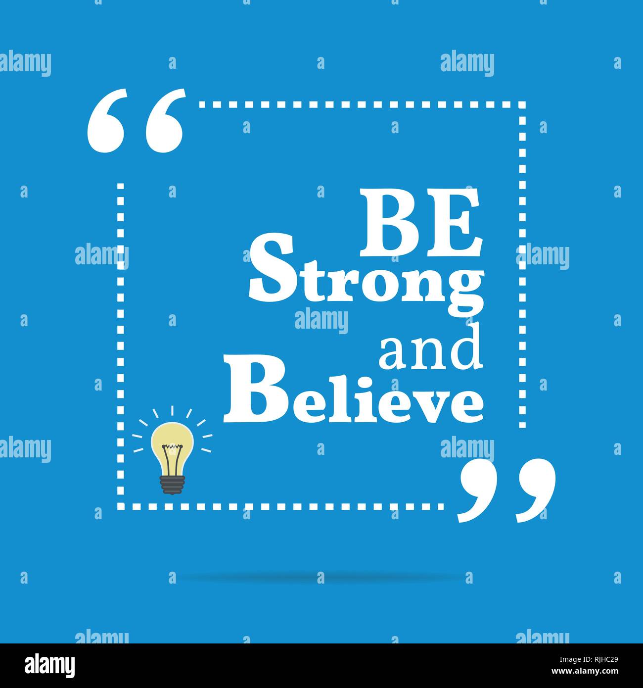 Believe square Stock Vector Images - Alamy