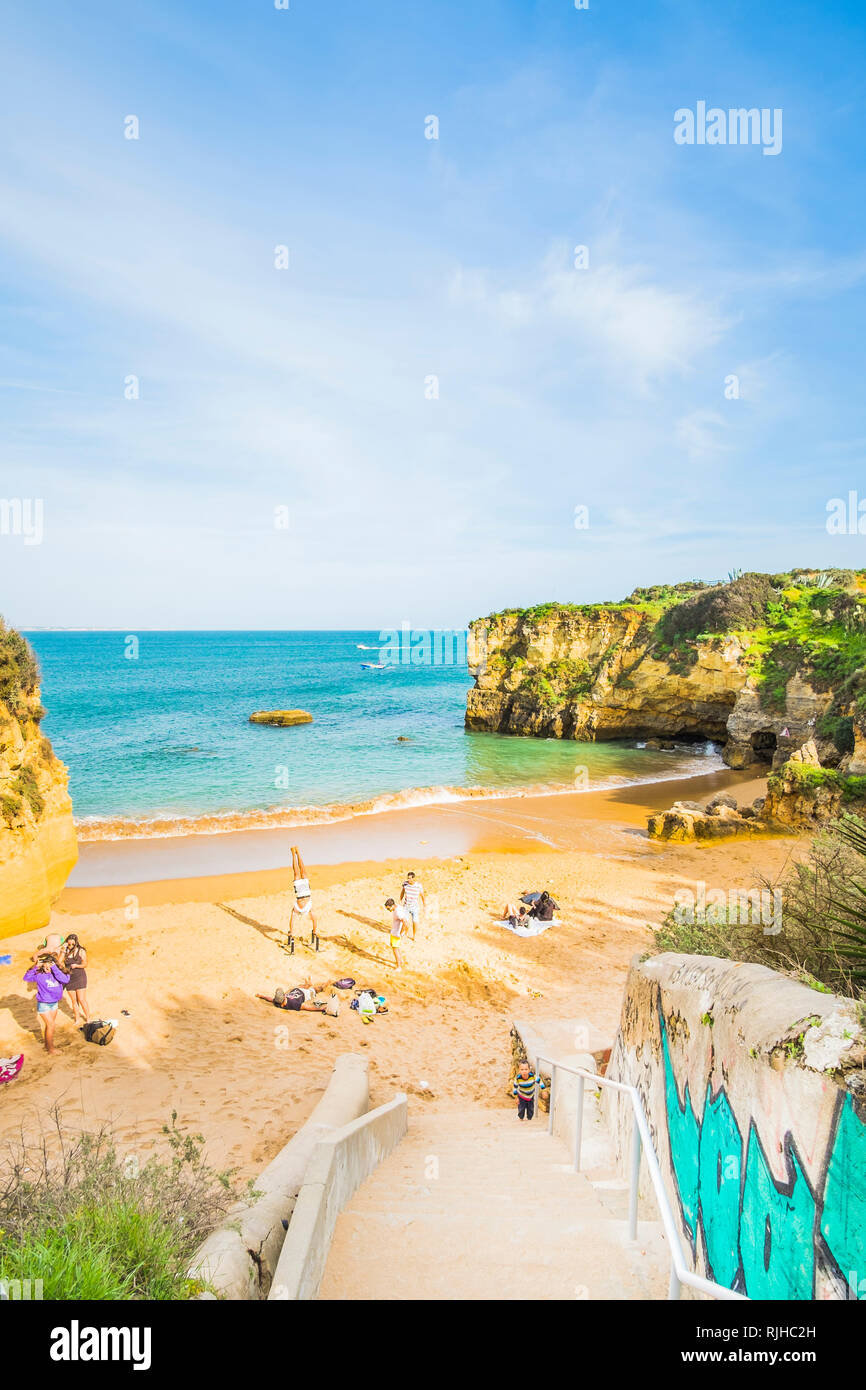 Gymnastics on the beach hi-res stock photography and images - Alamy
