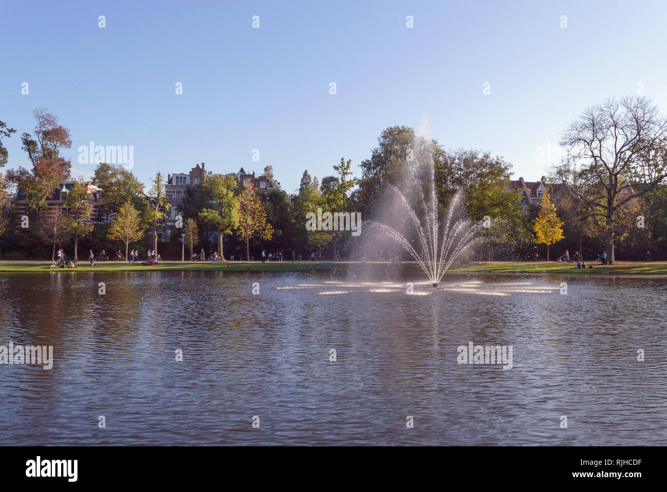 Water fountain amsterdam hi-res stock photography and images - Alamy