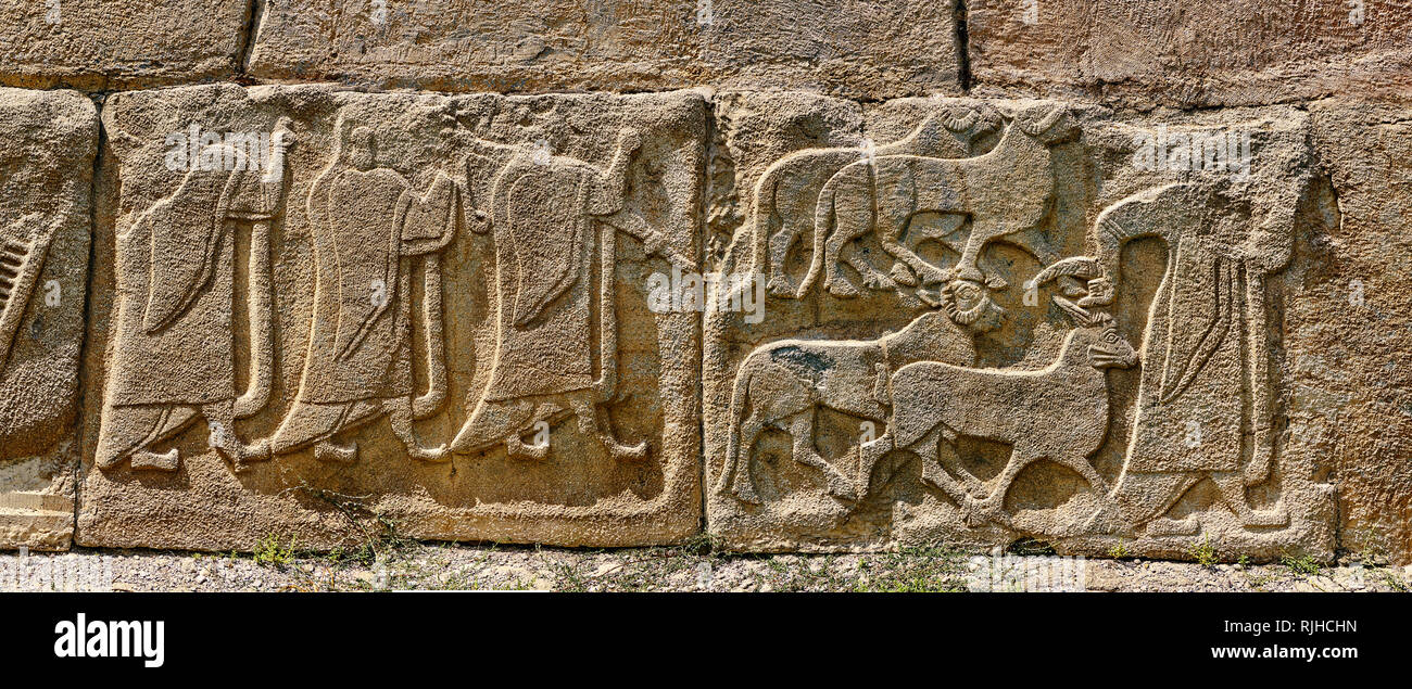 Pictures & Images Hittite relief sculpted orthostat panels of the ...