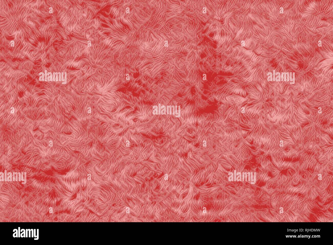 Red shaggy texture of a fluffy fur blanket Stock Photo - Alamy