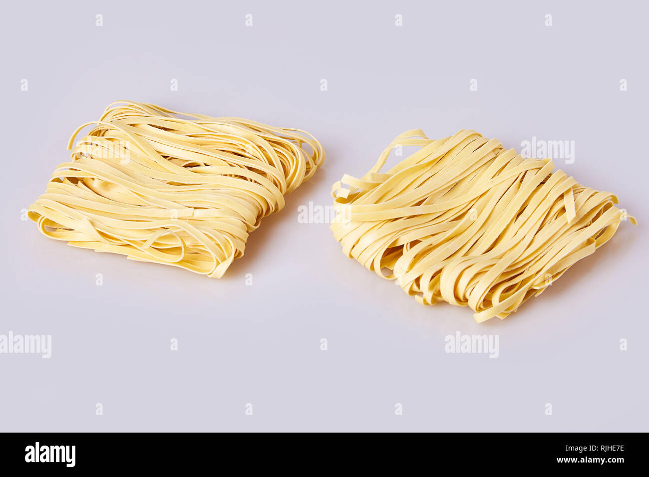 Dry thick rolled noodles square shape. Capelli d'angelo, Angel's hair ...