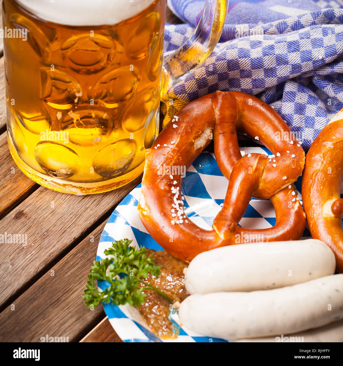 traditional bavarian food Stock Photo - Alamy