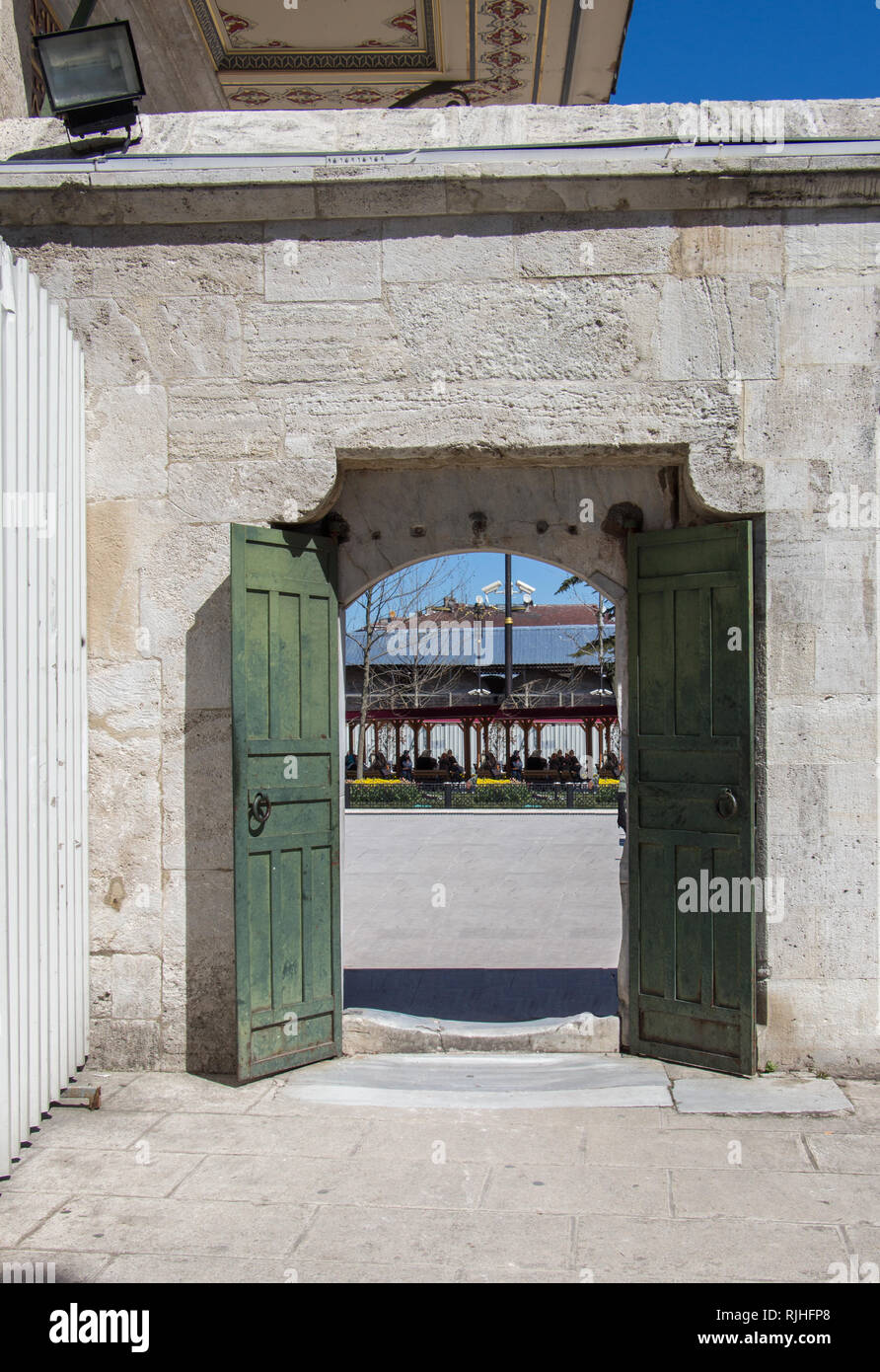 Example Ottoman Gate architecture of Felicity the entrance Stock Photo ...