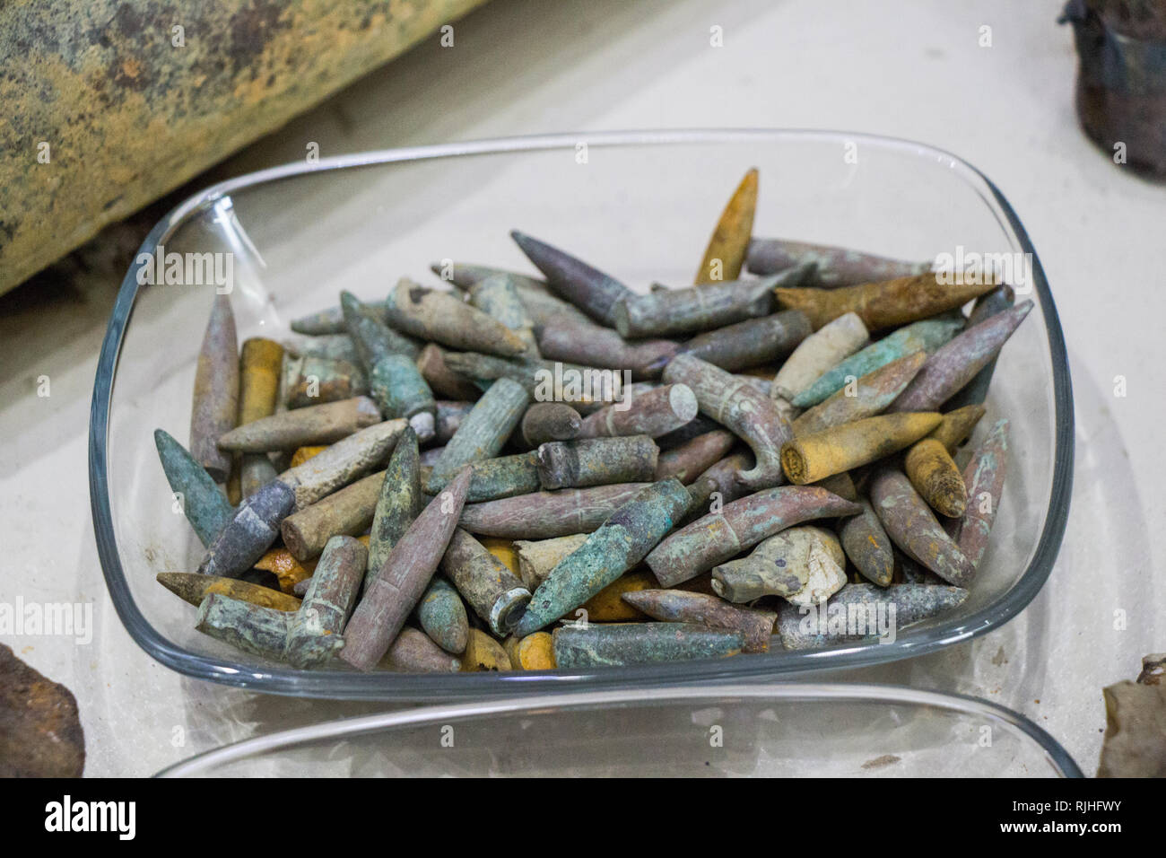 Old rusty bullet ammunition from the dardanelles war Stock Photo - Alamy