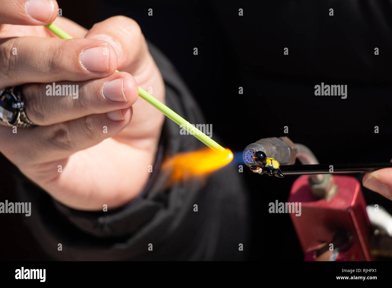 Glass blowing display hi-res stock photography and images - Alamy