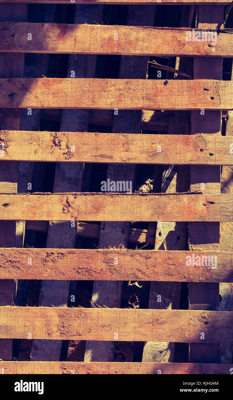 Texture details of an old wooden plunks as background Stock Photo - Alamy