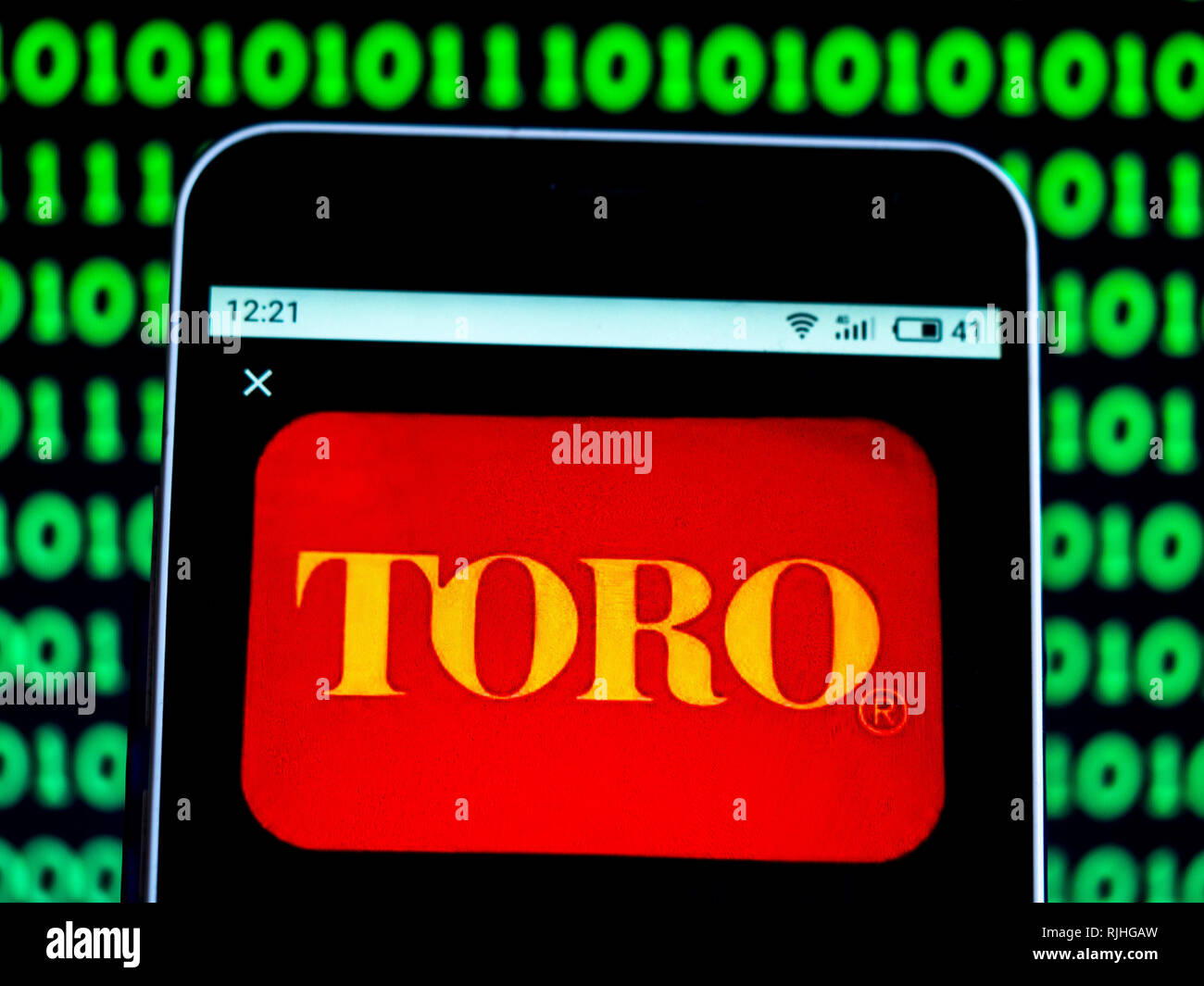 Toro Garden company logo seen displayed on smart phone Stock Photo - Alamy