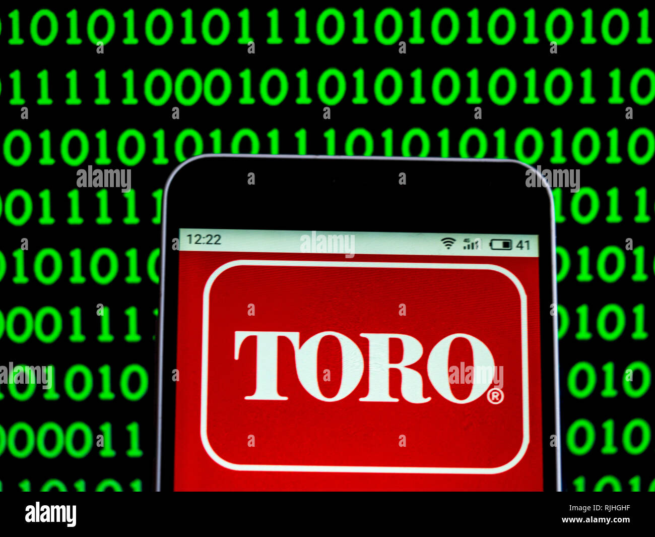 Toro Garden company logo seen displayed on smart phone Stock Photo - Alamy