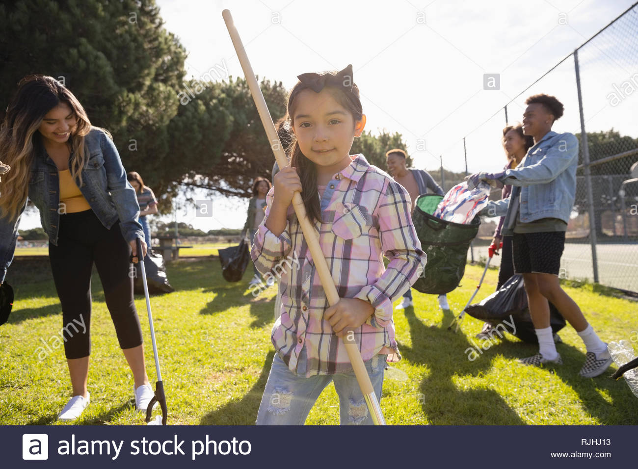 People Cleaning Community Park High Resolution Stock Photography and ...