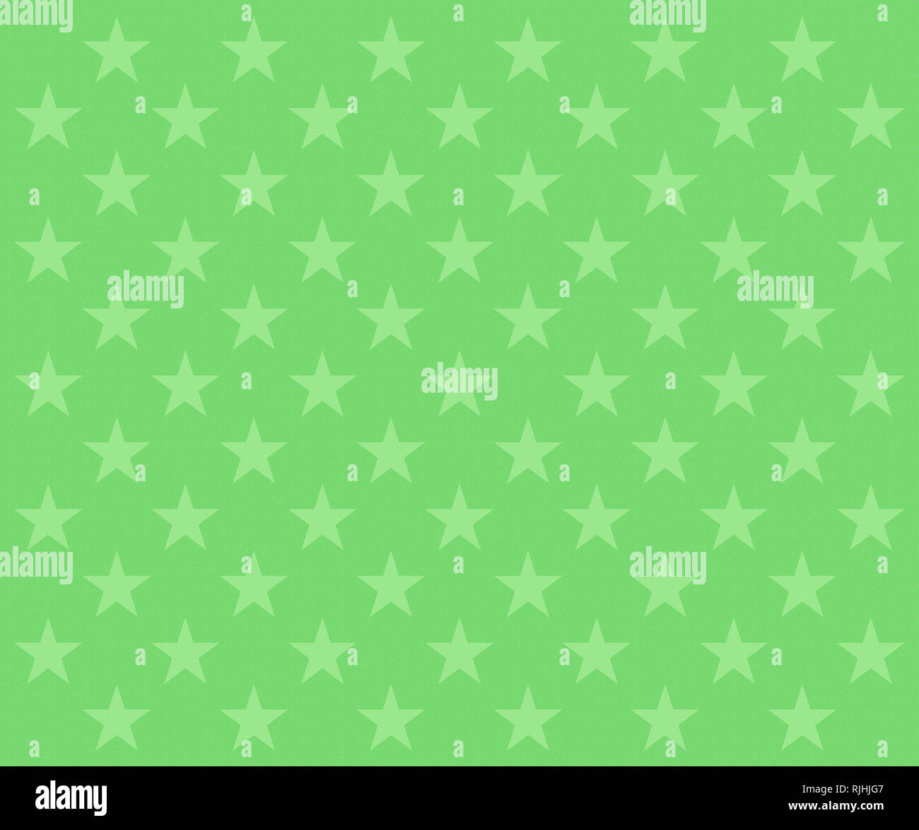 Repeating faded green stars pattern on a textured green background ...