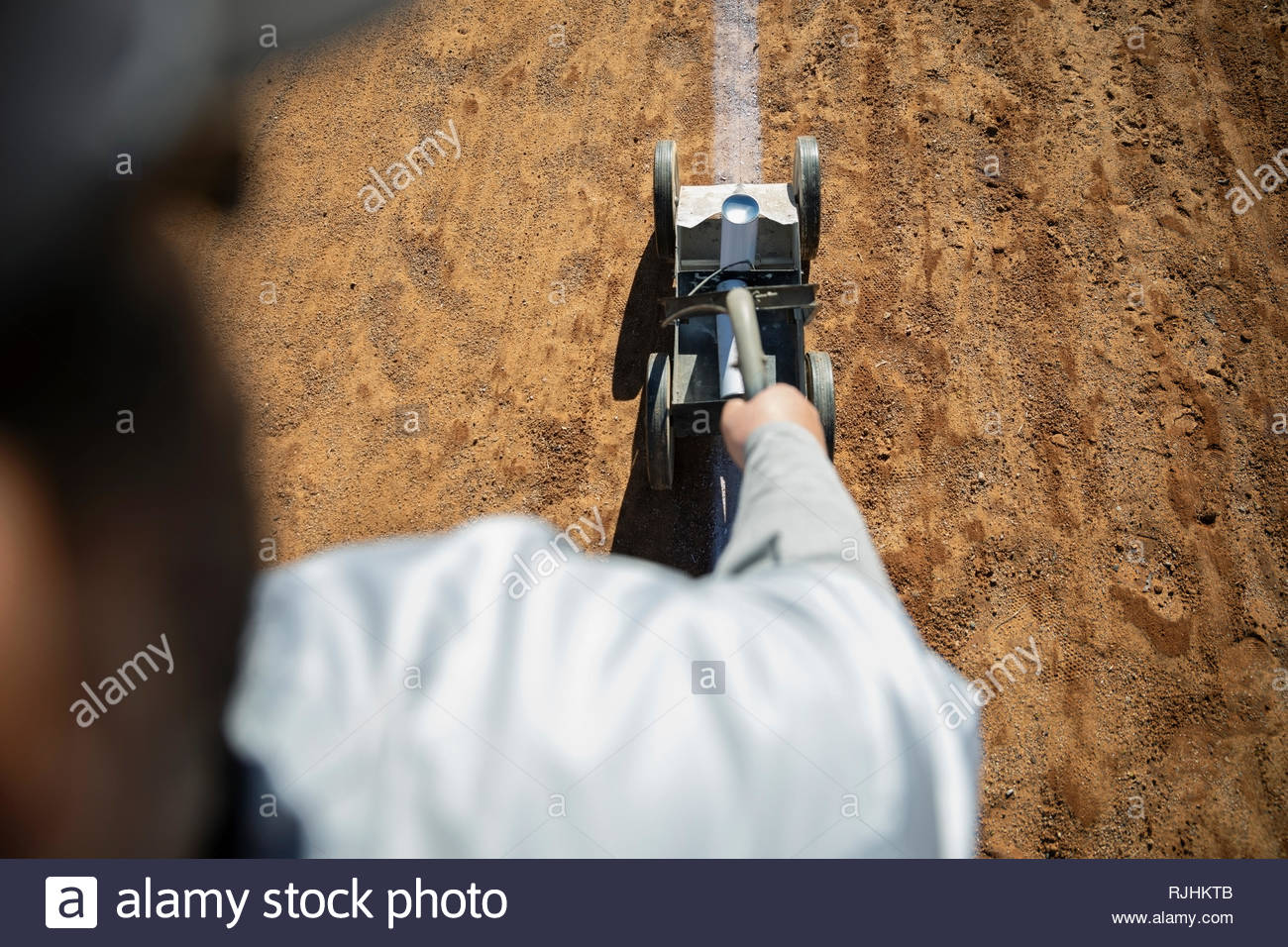 Sports field striping hi-res stock photography and images - Alamy