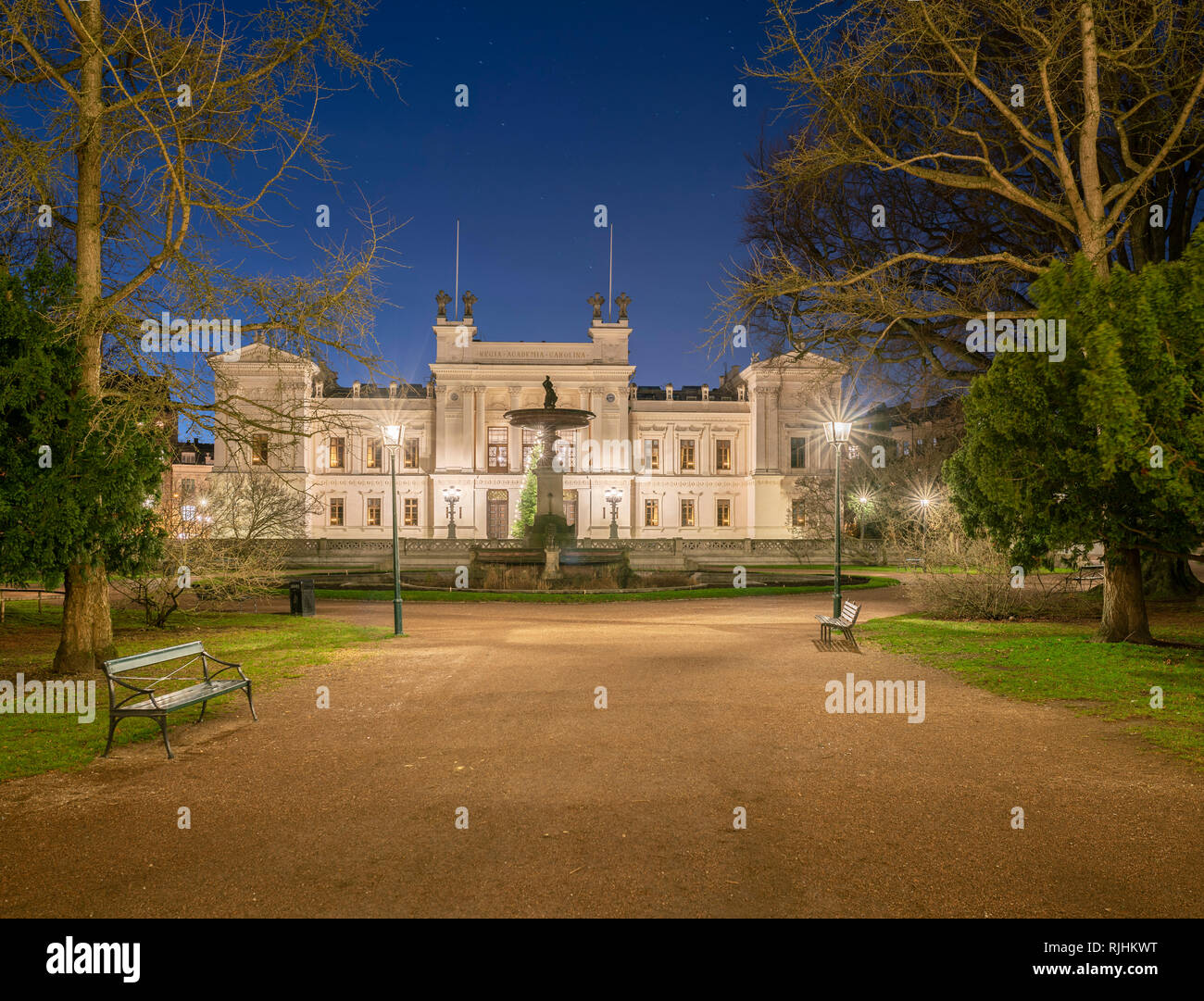 The main university building of Lund University at Universitetsplatsen ...
