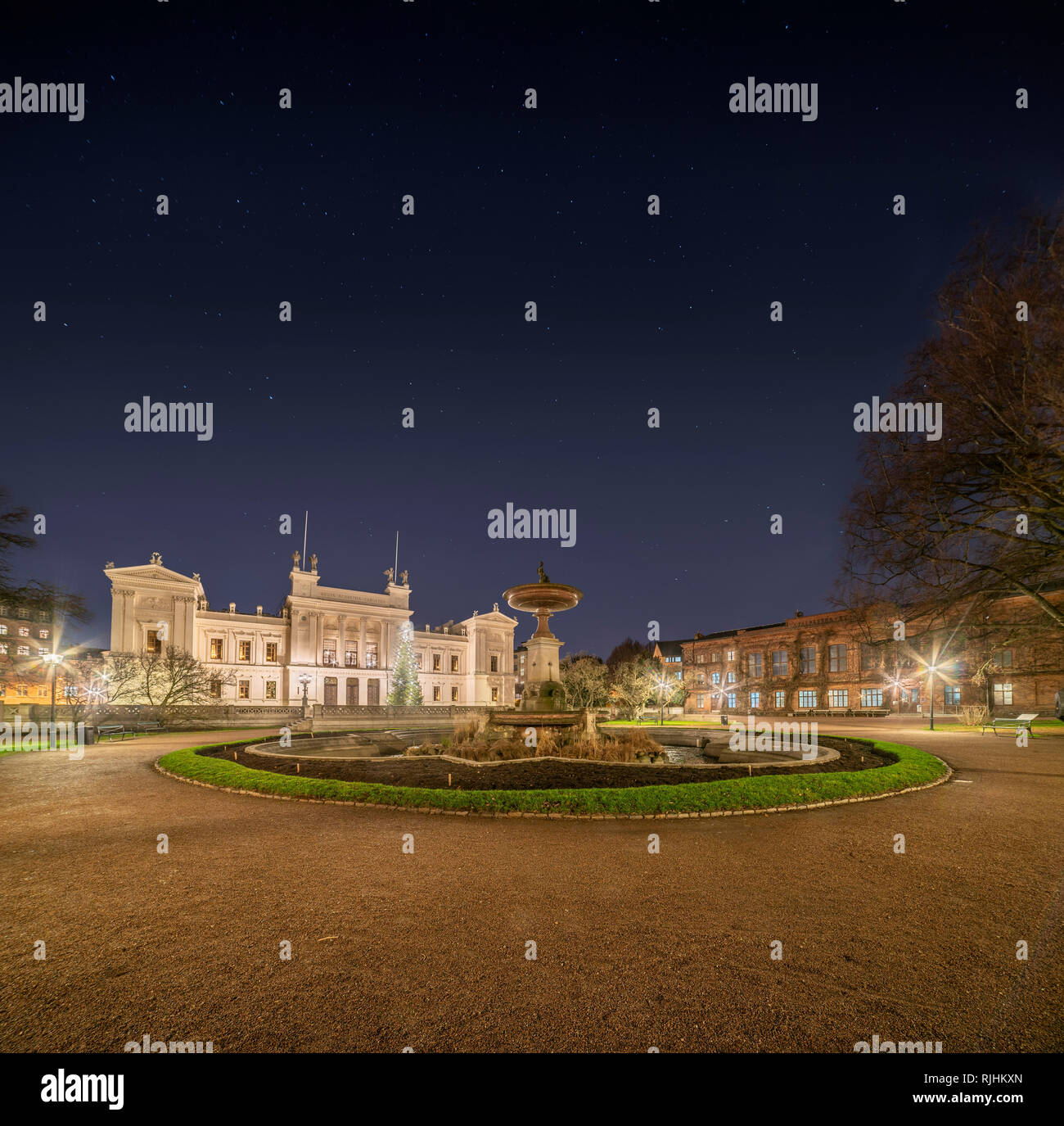 The main university building of Lund University at Universitetsplatsen ...