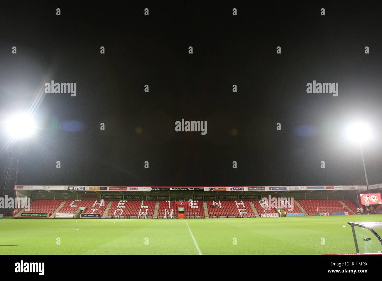Soccer pitch corner stands hi-res stock photography and images - Alamy