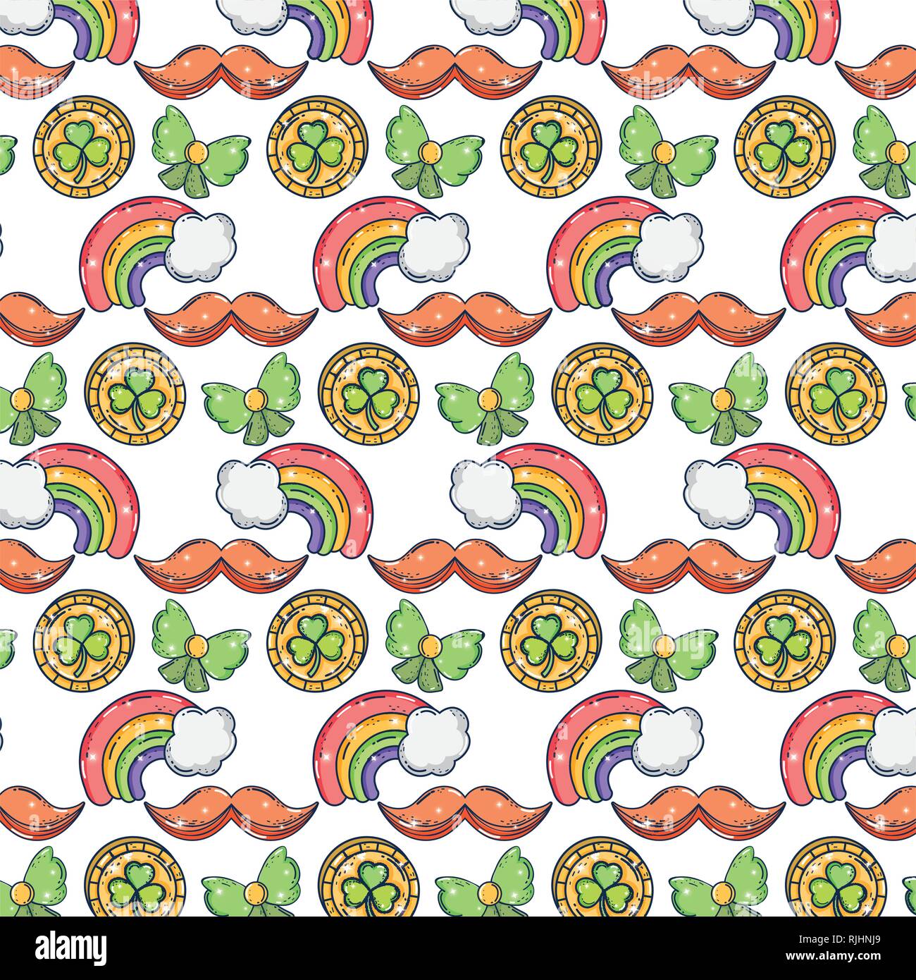 saint patrick day pattern background Stock Vector Image & Art - Alamy