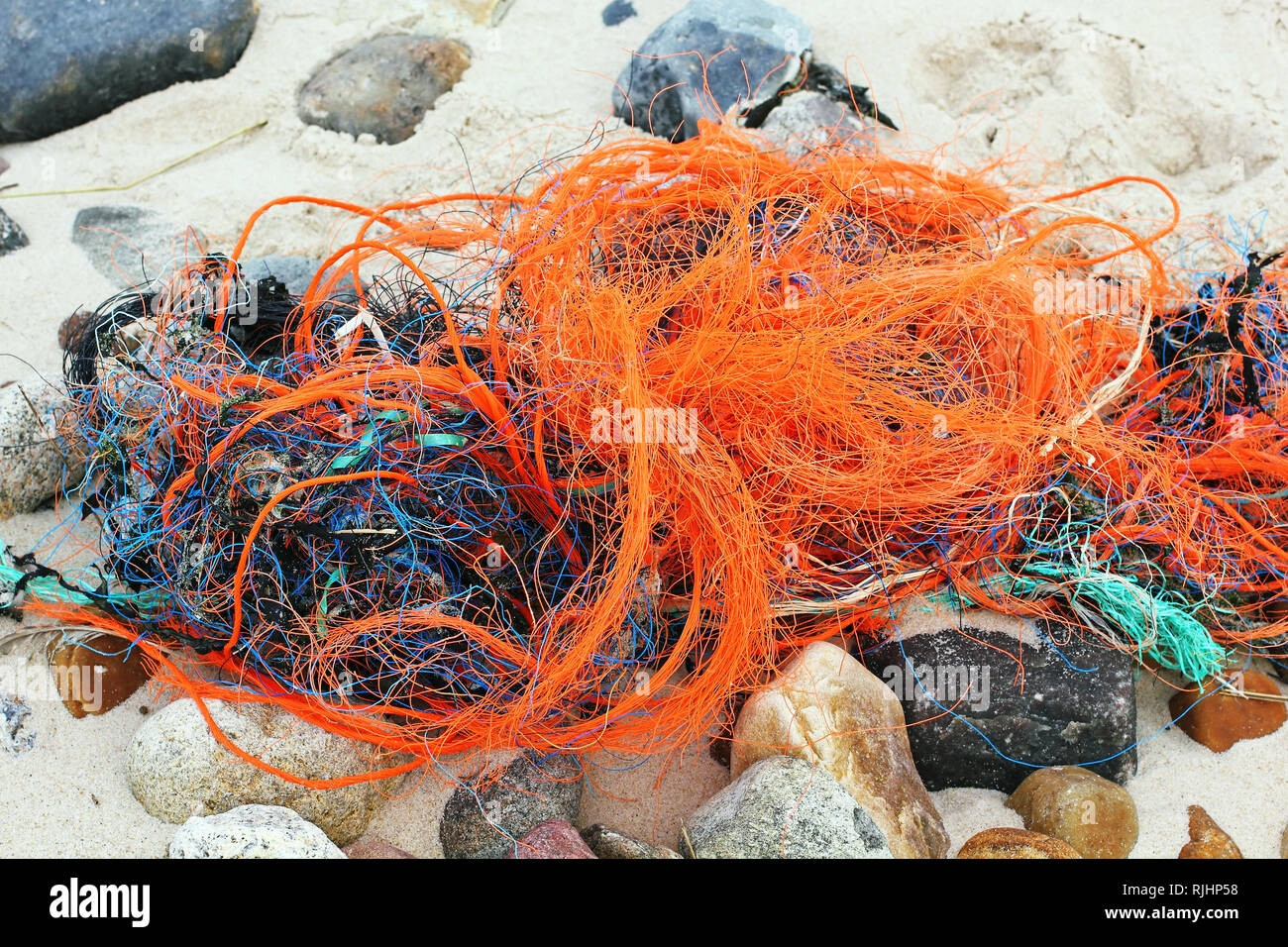Plastic waste on the beach Stock Photo - Alamy